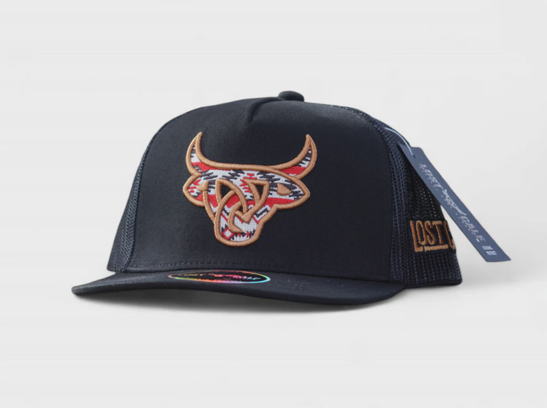 LOST CALF AZTECA FLAT KIDS CAP – El Herradero